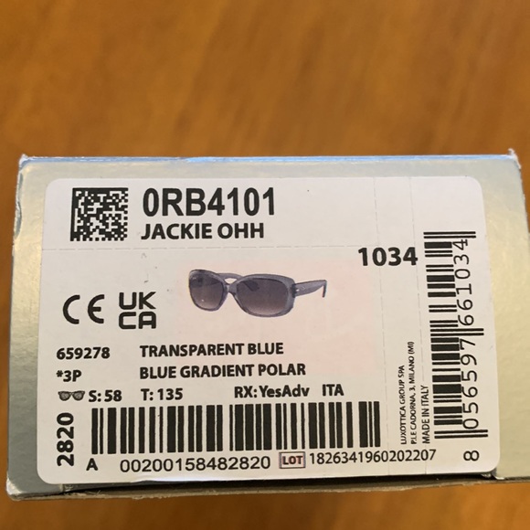 Ray-Ban | Accessories | New Blue Jackie Ohh Ray Ban Sunglasses | Poshmark